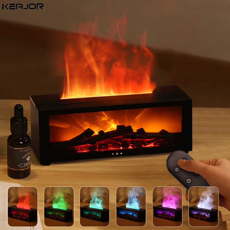 Aroma Flame Essential Oil Air Humidifier Aromatherapy Fragrance ...