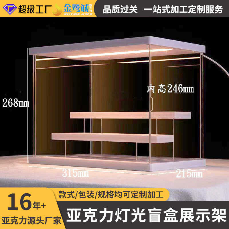 Blind ⭐Aaaaa Lighting Box Storage Cabinet Lego Brick Display Pop Mart ...