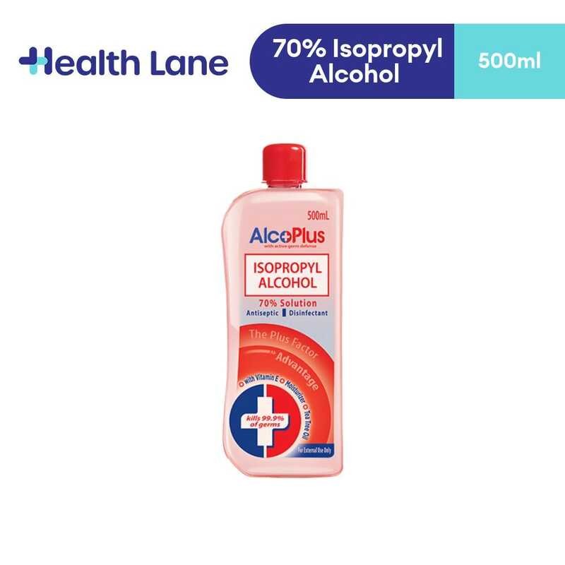Alcoplus 70% Isopropyl Alcohol 500Ml Ddf Fa8 Ef8 | Shopee Philippines