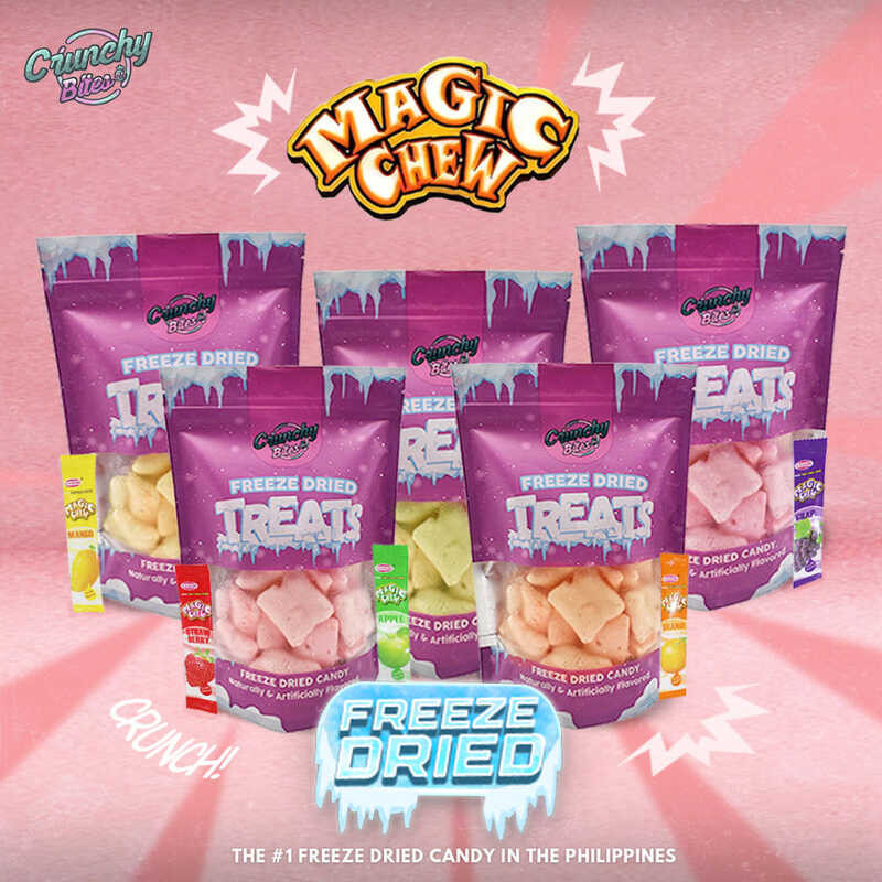 Freeze Dried Candy Magic Chew 30Grams & 50Grams Per Pack - Crunchy ...