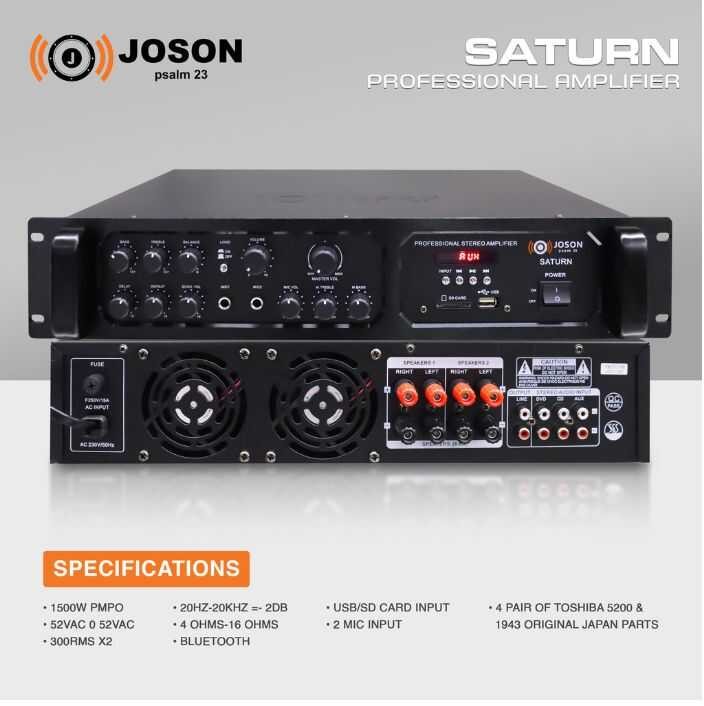 JOSON SATURN/SATURN MINI Professional Digital Power Amplifier 1350 ...