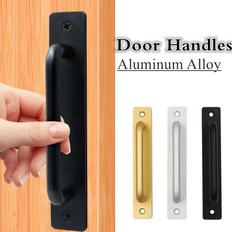 Aluminum Alloy Door Push Pull Handles Helper For Sliding Barn, Closet ...