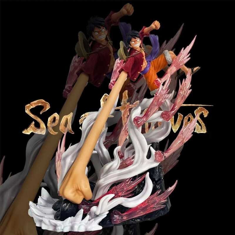 One Piece Gear 2 Rubber Hine Gun Luffy Long Arm Luffy Figure shopee ...