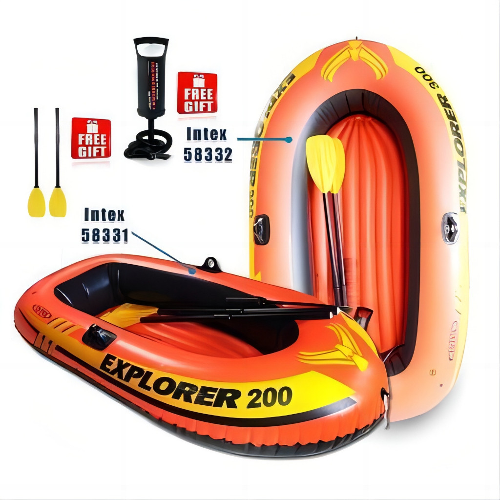 INTEX Inflatable Swimming Boat Kayak Rescue Fishing Inflatable Raft ...