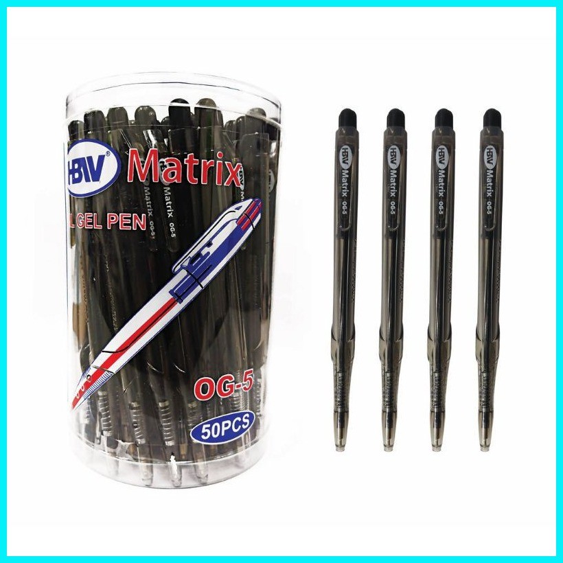 HBW (50pcs) 100% AUTHENTIC BALLPEN 50PCS (BLACK) | Shopee Philippines