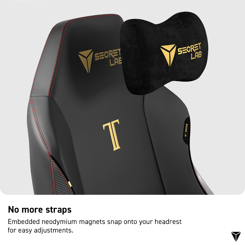 Secretlab Magnetic Memory Foam Head Pillow (Maroon) | Shopee Philippines