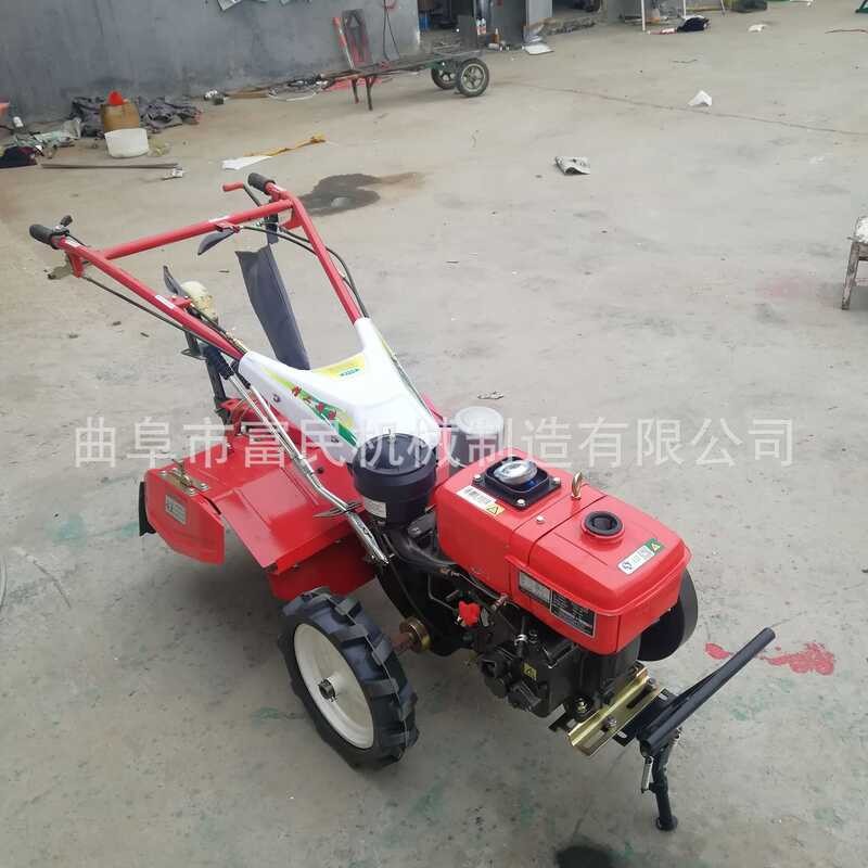 Diesel Water-Cooled 8-Hp Micro-Tiller Mountain Hilly Hard Soil Turning ...