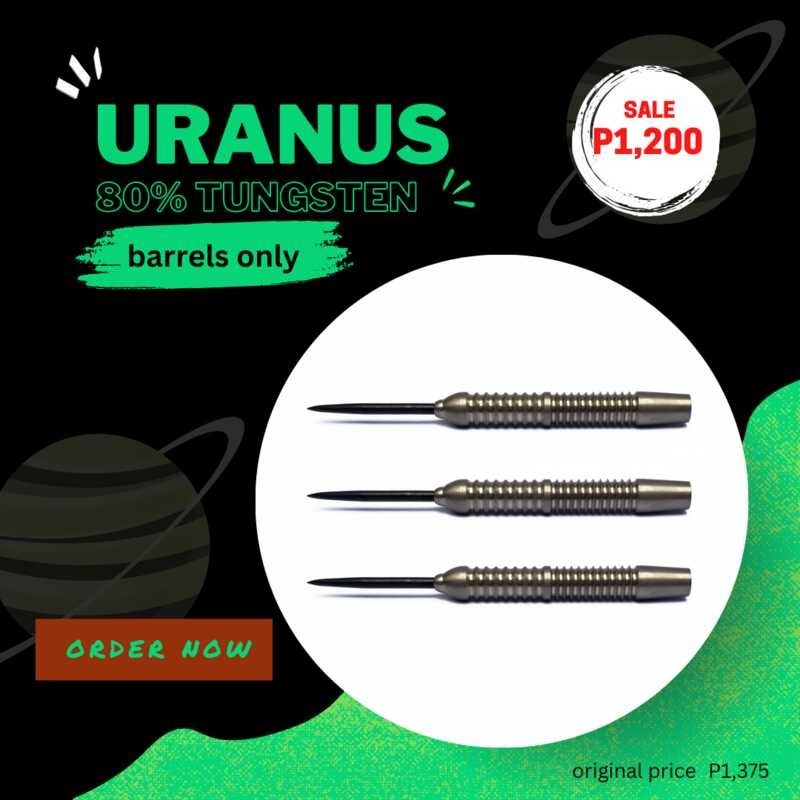 TUNGSTEN URANUS DARTS (Barrels Only) 22G (Barrels Only) | Shopee ...