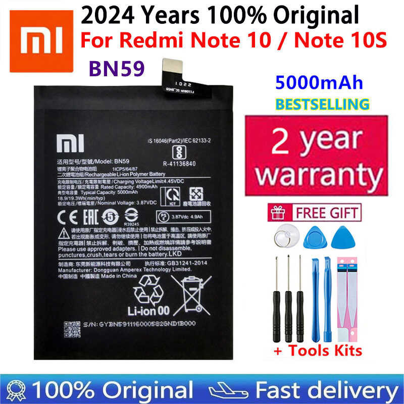 2024 Years 100% Original High Quality New BN59 5000mAh For Xiaomi Redmi ...