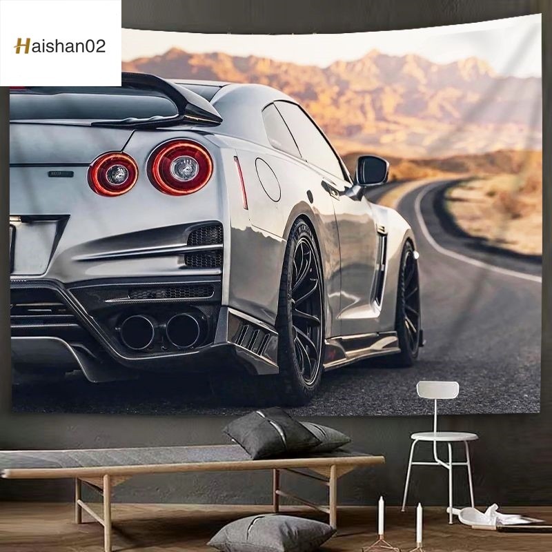 GTR Trendy Background Cloth Non punching Hanging Cloth Dormitory ...