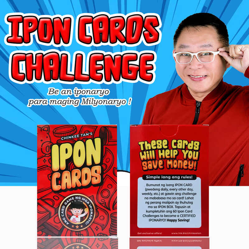 Ipon ni Chinkee Tan Card Game ng mga Iponaryo, Save and Challenges Yourself (60 Cards Challenge ...