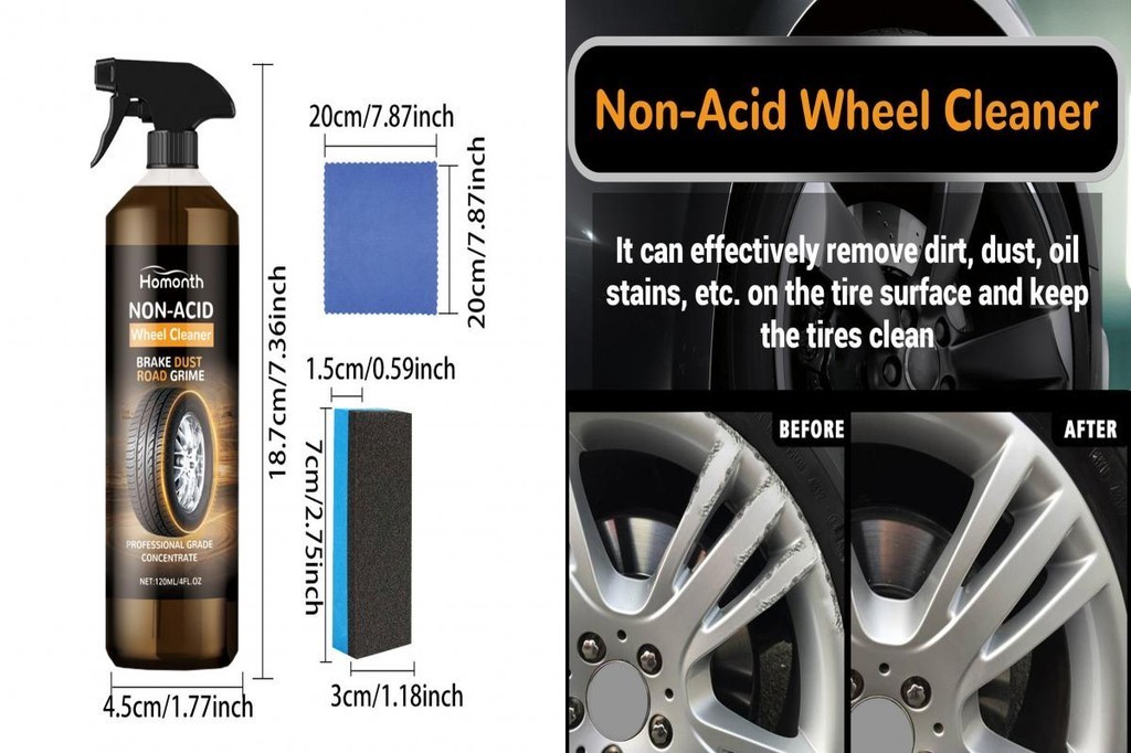 SX Brake Dust Cleaner Non-acidic Wheel Cleaner Fast-acting Eco-friendly ...