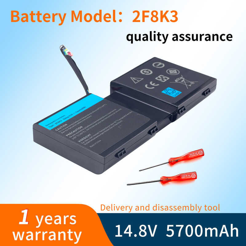 BVBH 2F8k3 Laptop Battery For Dell Alienware 17 17X M17x-R5 18 R1 18X ...