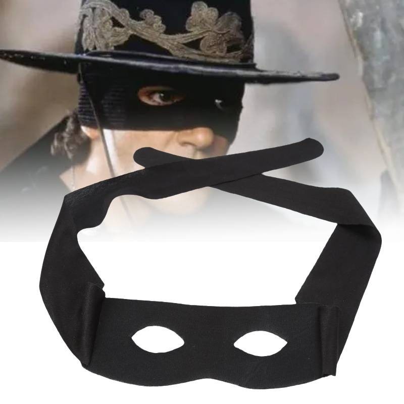 Zorro Eye Premium Mask For Spooky Halloween Costumes Soft Fabric Design ...
