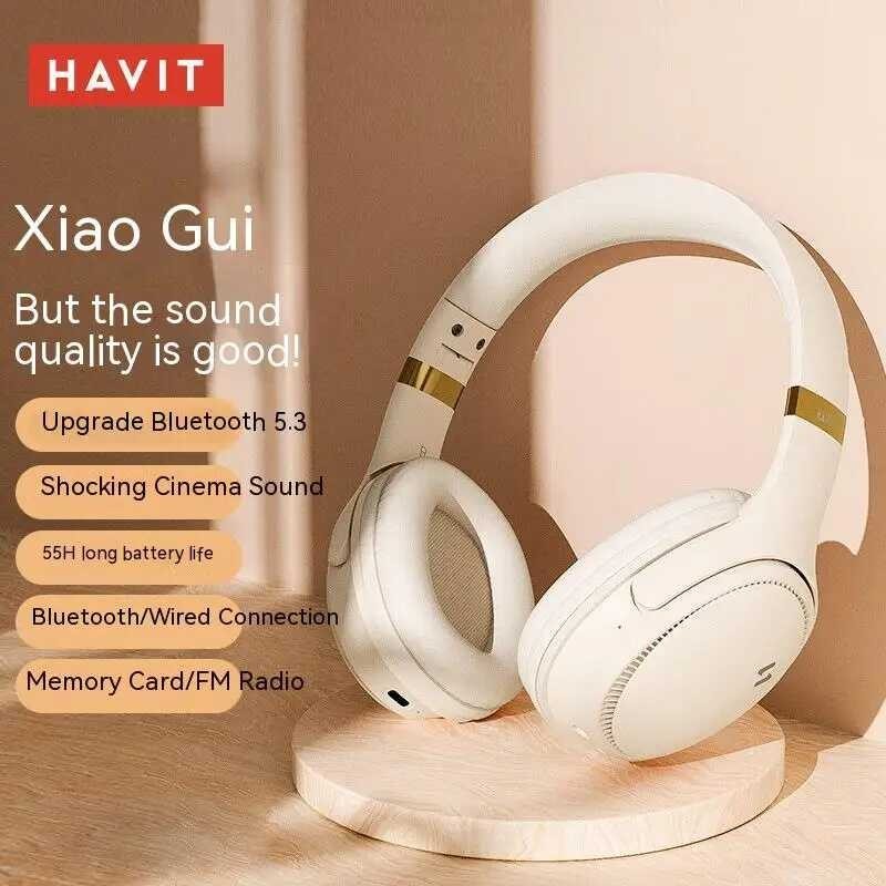 Havit Headphone H630bt Earphone Wireless Bluetooth Headset Tws Earbuds Over-Ear Noise Reductio ...