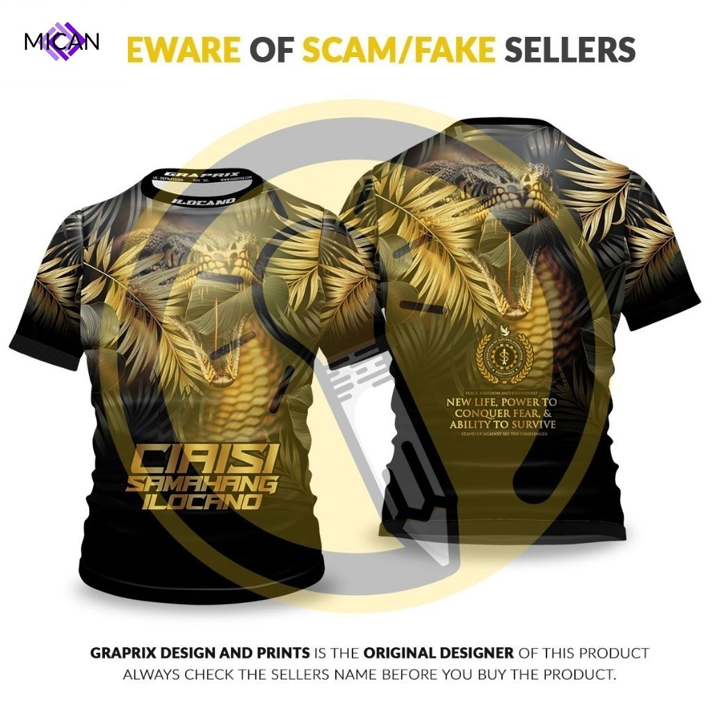 MICAN CIAISI Samahang Ilocano V3 T-Shirt Full-Sublimation | Shopee ...