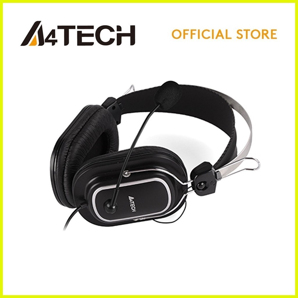 ⊙ A4Tech HS-50 ComfortFit Stereo Headset (Black) | Shopee Philippines
