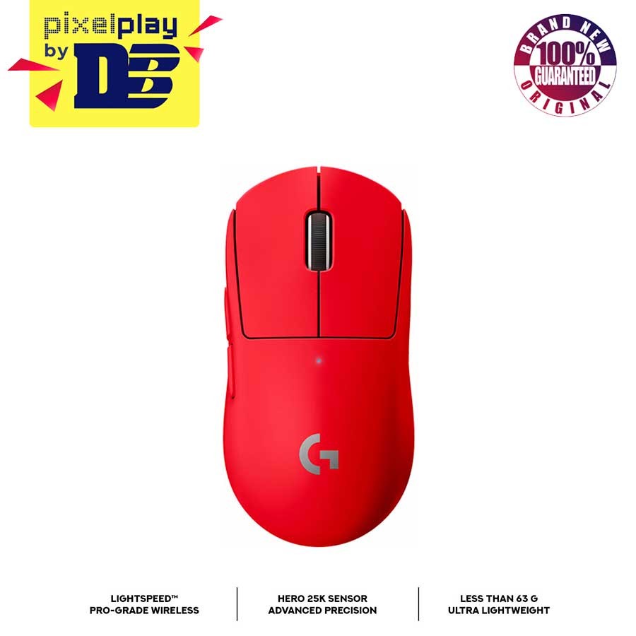 Logitech Pro X Superlight Wireless Gaming Mouse (Red) | Shopee Philippines