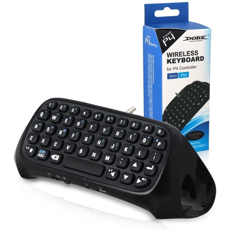 PS4 Controller Keyboard, PS4 Wireless Mini Bluetooth Keyboard Gamepad ...