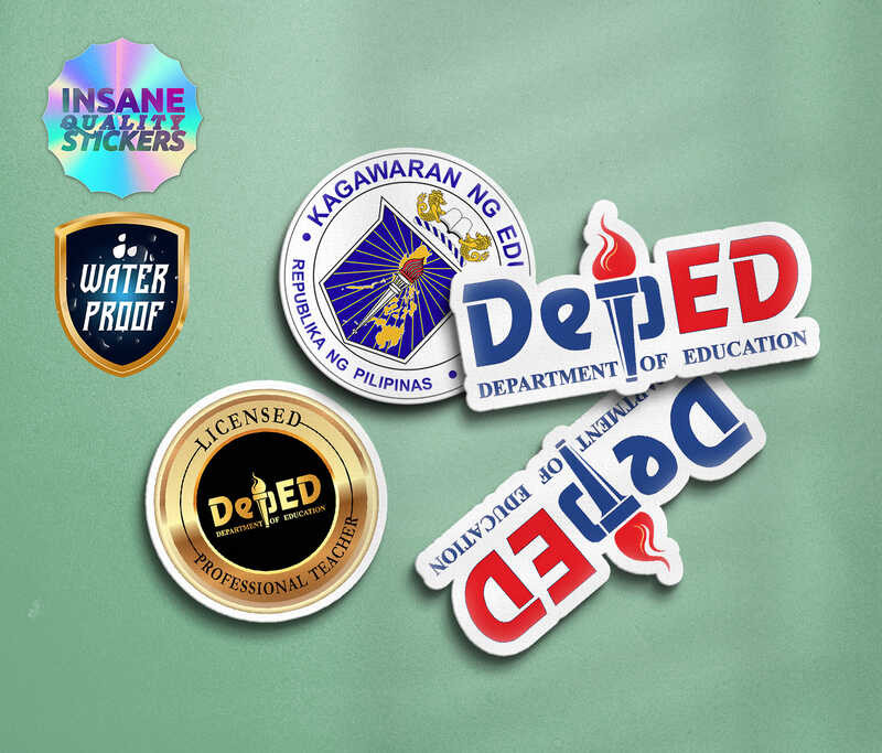 Kagawaran DEPED Sticker Vinyl Hologram Laminated Water Proof Do Not ...
