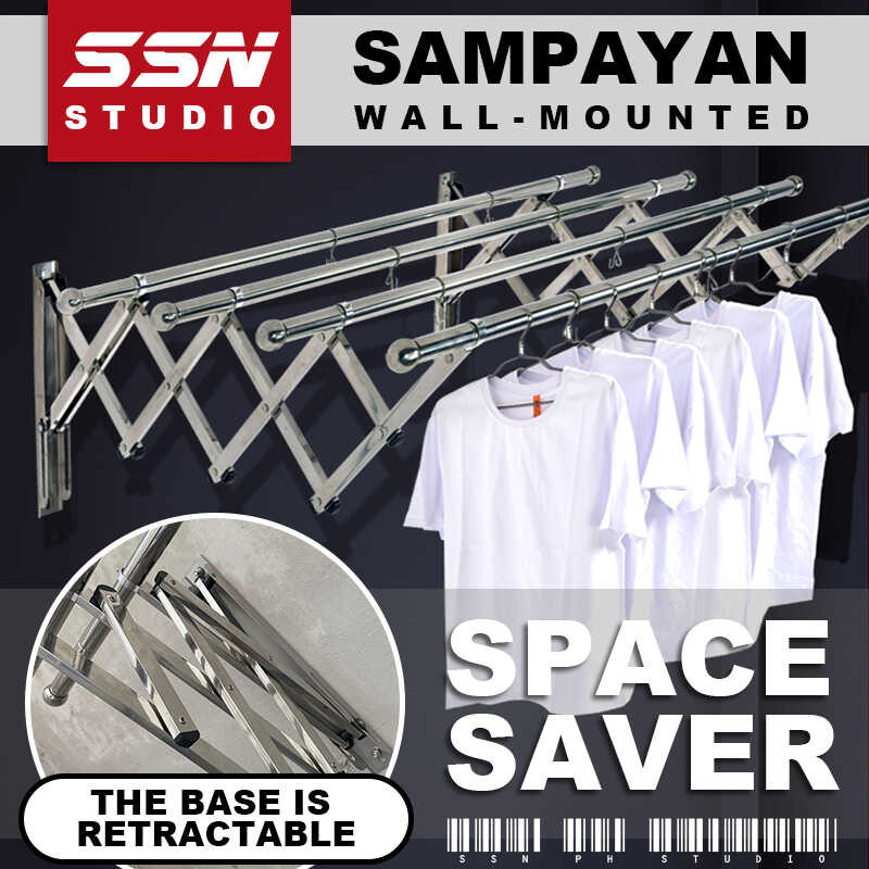 Sampayan labas nakatiklop walang init bakal loob pagpapatayo ng rak pabitin para sa mga damit ...