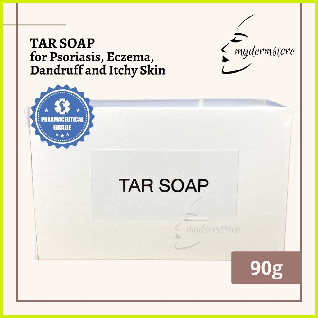 TAR SOAP for Psoriasis Eczema Dandruff and Itchy Skin, 90g | Shopee ...
