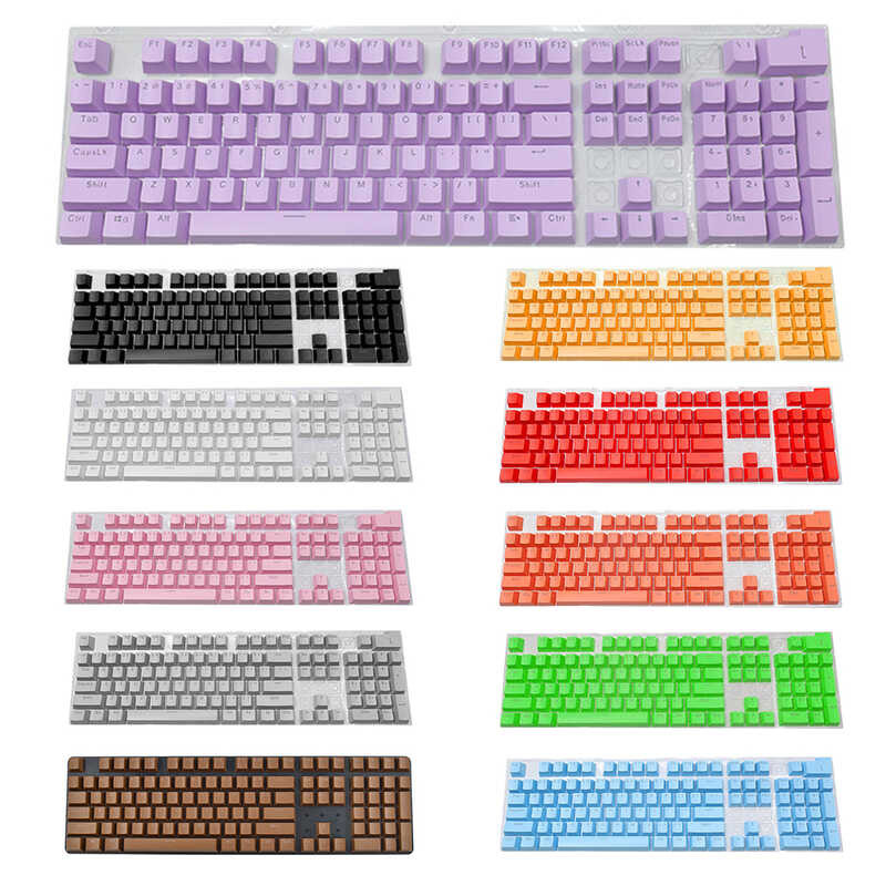 Keyboard Nical 104 Doubleshot ABS Spacebar Keycaps Blank Keycaps For ...