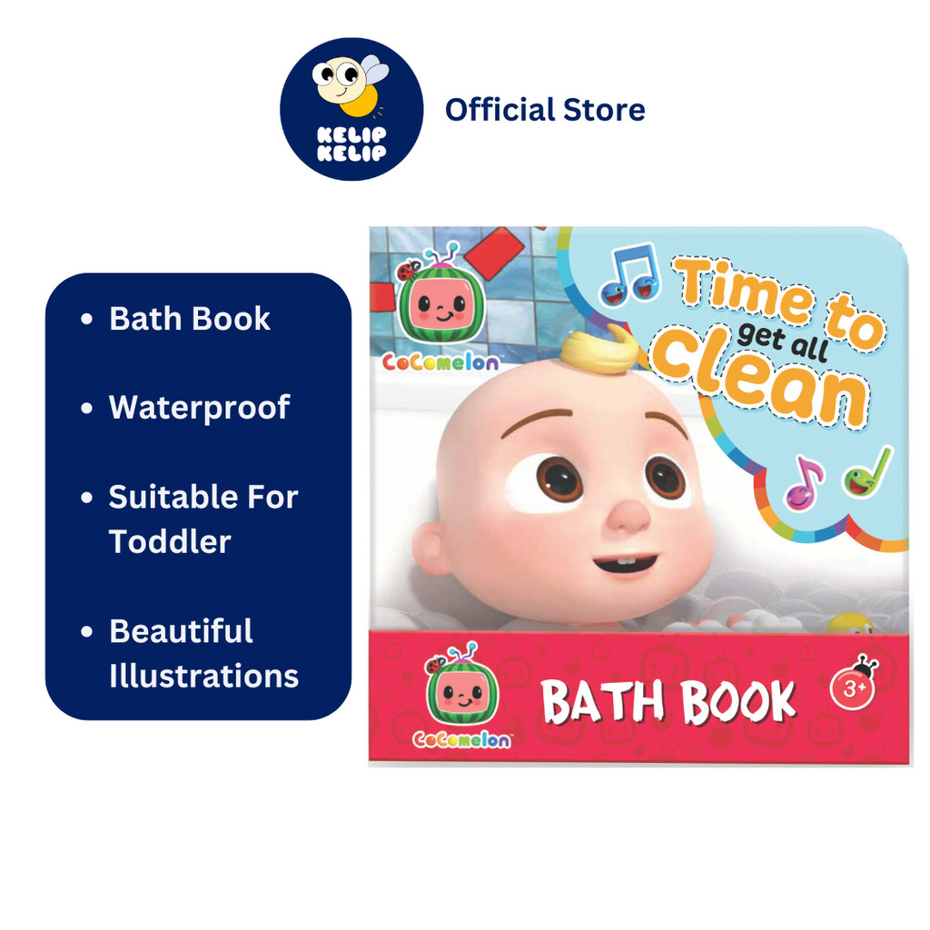 CoComelon Bath Book For Baby & Toddlers to Read & Play During Bath Time ...