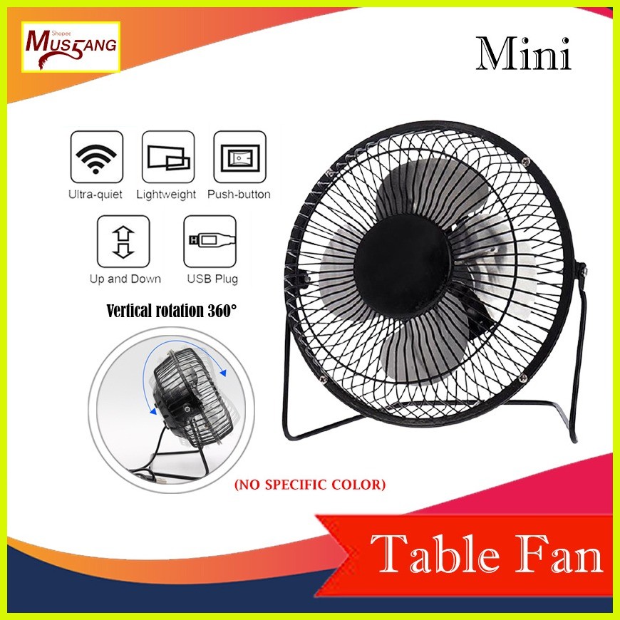 ∈ ⭐ BUY 1 TAKE 1 USB Mini Table Fan Mesh Body Ultra Quiet Fan (NO ...