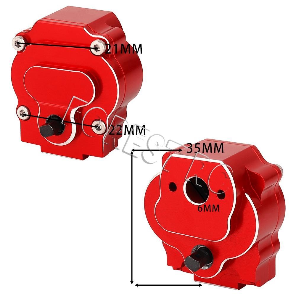 Ascent 18 Transmission Gearbox Housing with Gear Kit for Redcat Ascent ...