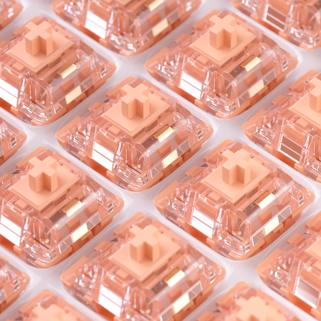 Twilight Mechanical Keyboard Switches 5pin Lin Linear Tactile Pre-lubed ...