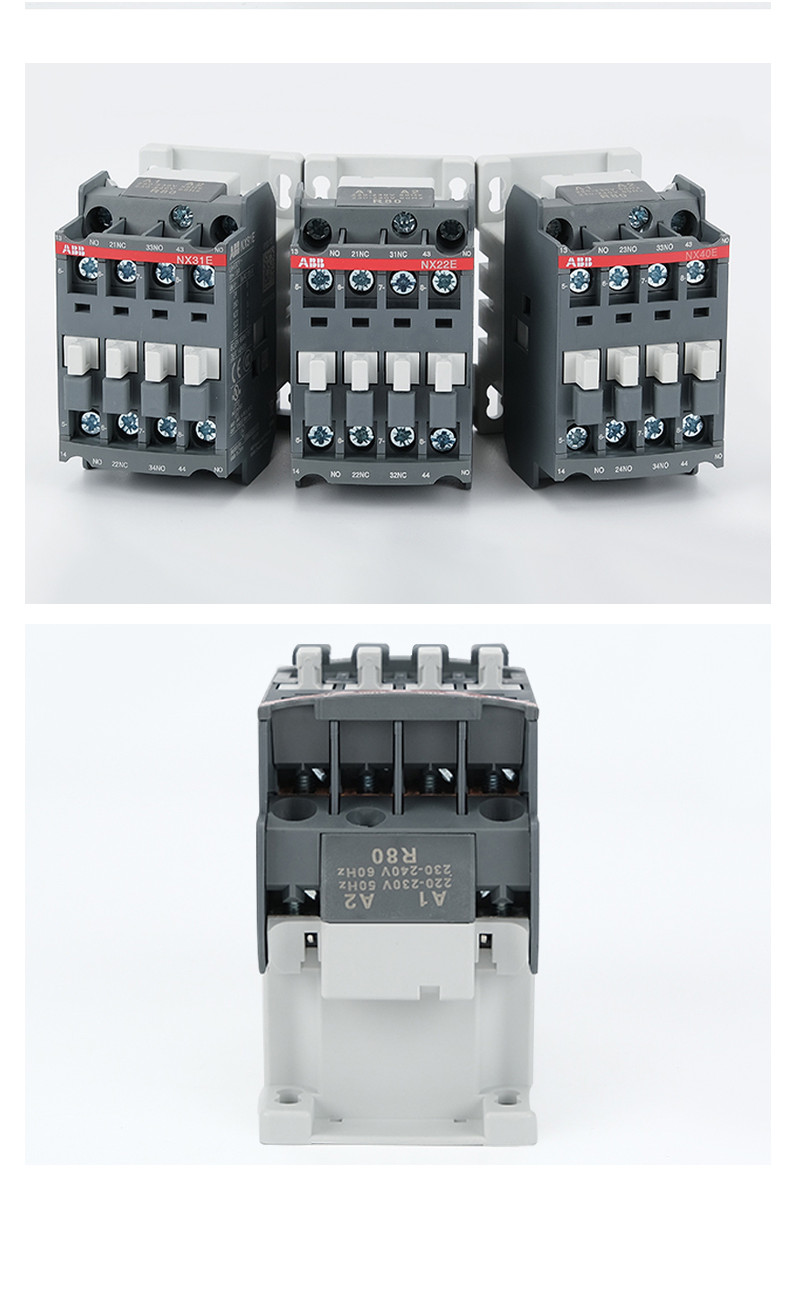 Abb Intermediate Relay NX22E NX31E 40E AC220/110/24V AC Contactor Type ...