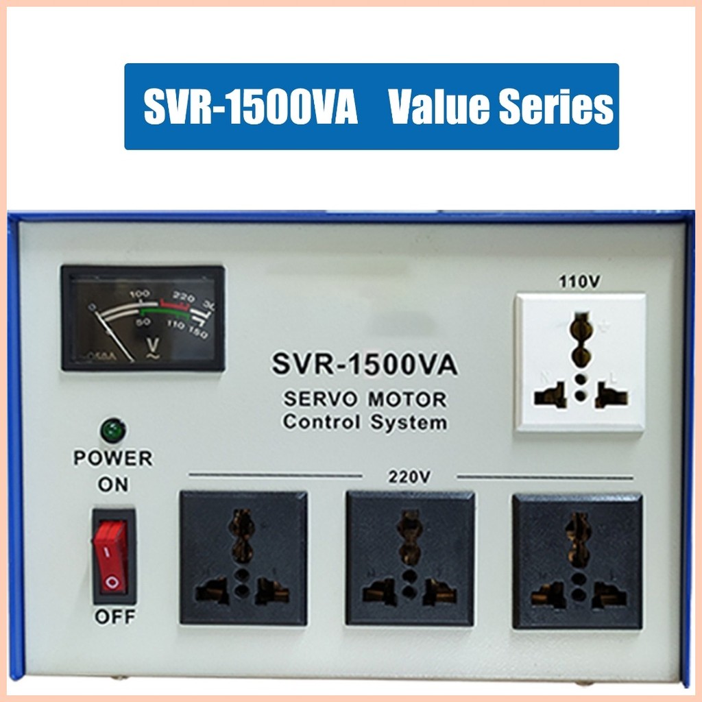 ∆ 1500VA/1000VA 50/60HZ Automatic Voltage Regulator Servo Motor Type 1 ...