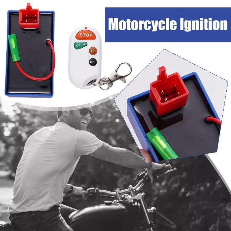 4 Pin Motorcycle CDI Box Ignition Remote Control Anti-Theft CDI Ignite ...