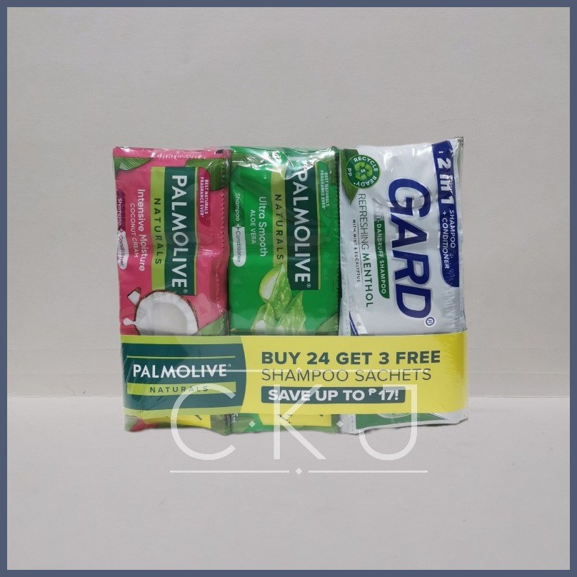 ☑ ☍ Palmolive Sulit Pack Sachet w/ free Gard Sachet (BUY 24 Palmolive ...