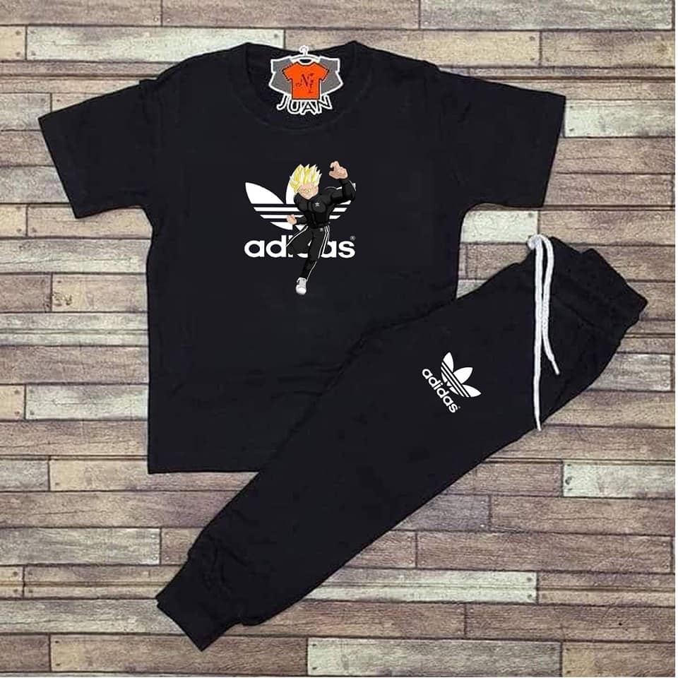 ♞DRAGON BALL ADIDAS spandex terno | Shopee Philippines