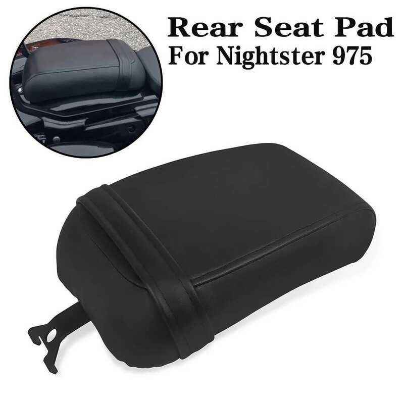 AA Motorcycle Rear Passenger Seat Cushion Pad Pillow Compatible With ...