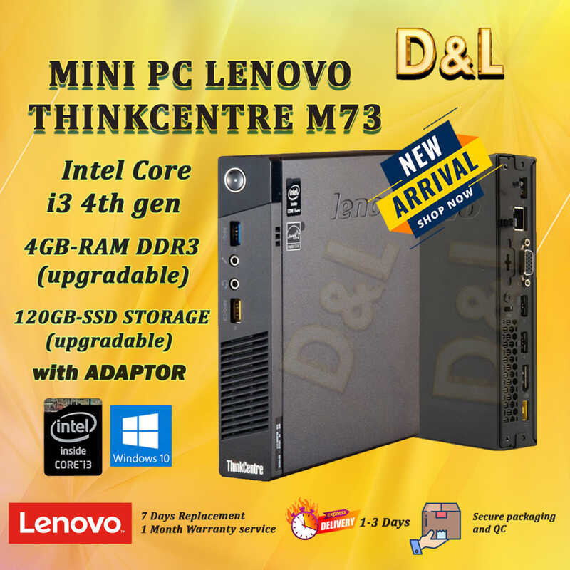 MINI PC LENOVO THINKCENTRE M73 I3 4Th GEN SYSTEM UNIT L Hp/Dell I5 2Nd ...