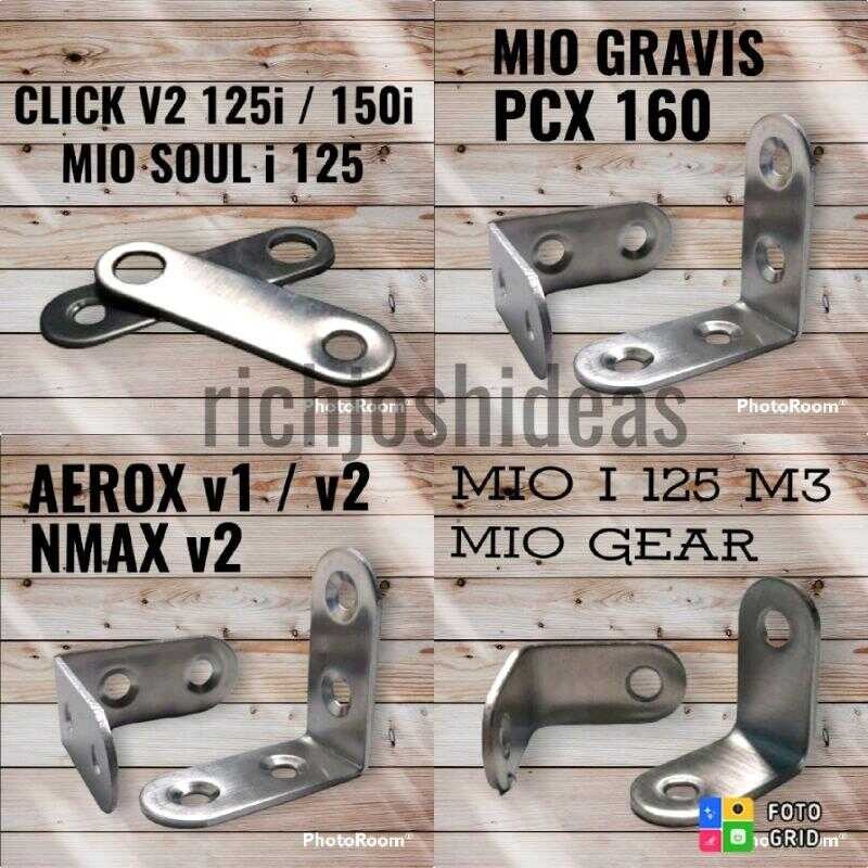 2Pcs MDL MINI DRIVING LIGHT BRACKET For NMAX V2, AEROX V1/V2, Gravis ...