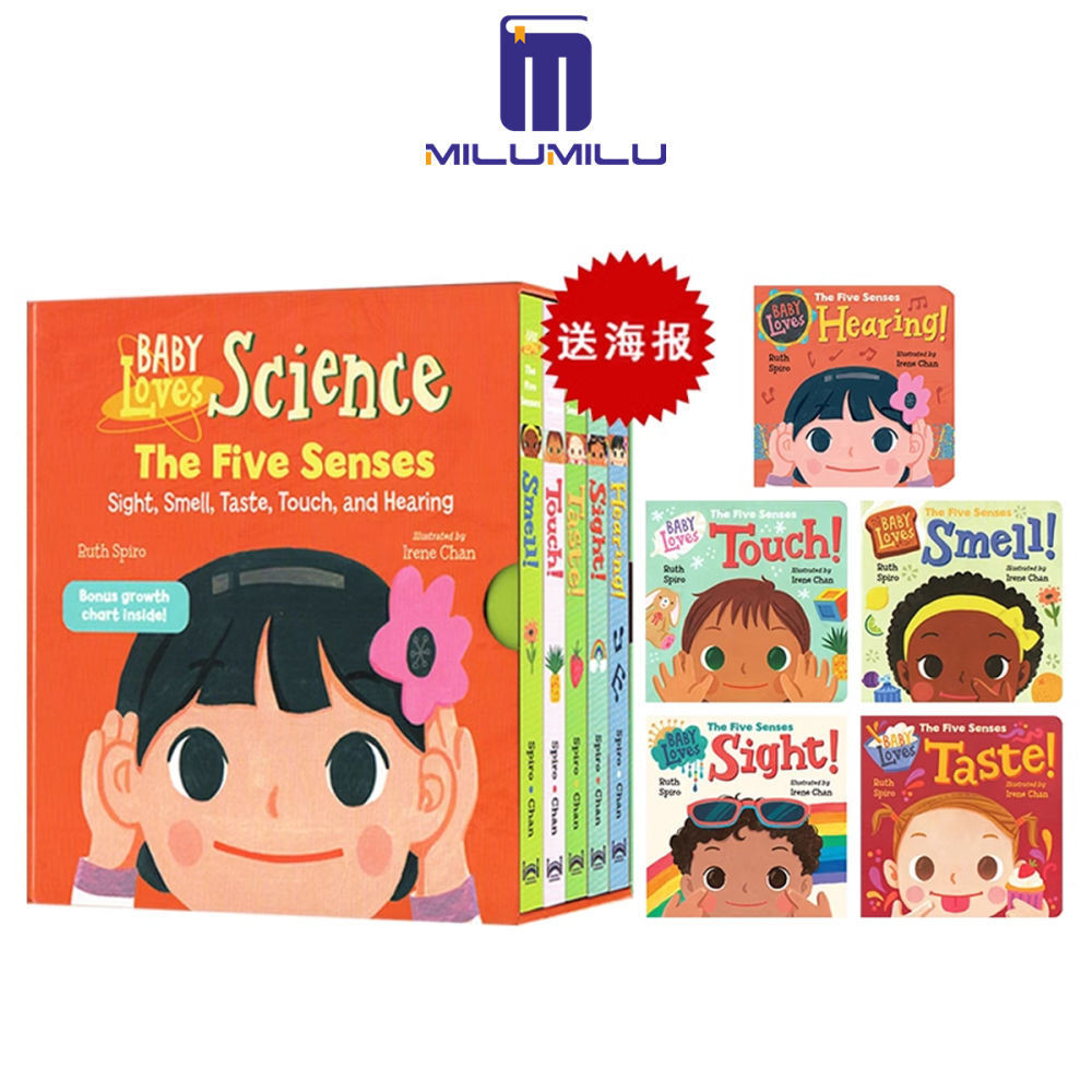 5Pcs Baby Loves the Five Senses Boxed Set (Baby Loves Science) Board ...