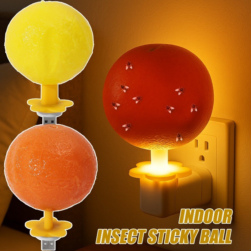 Insect Sticky Ball with Base - Harmless Fragrance Mosquito Trap ...