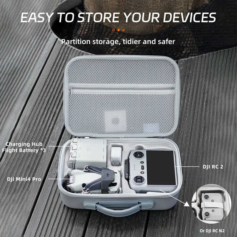 For Shoulder DJI Mini 4 Pro Storage Case Drones Essories Handbag Mini 4 ...