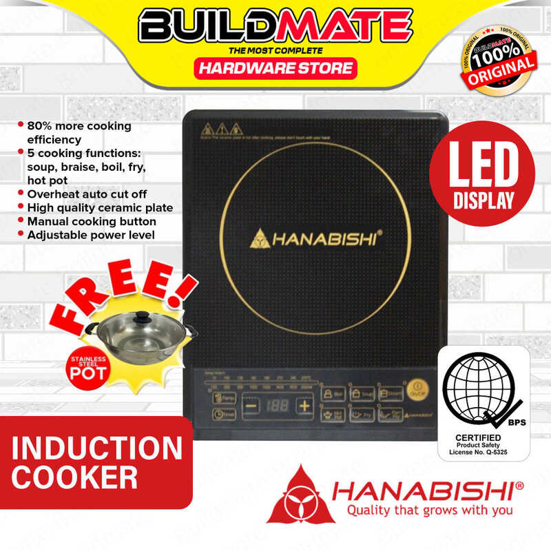 HANABISHI Induction Cooker With LED Display Hic-90 BUILDMATE - 3 ...