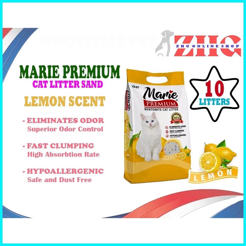 ZHG. MARIE Premium Cat Sand | 10L (8kg) | Shopee Philippines