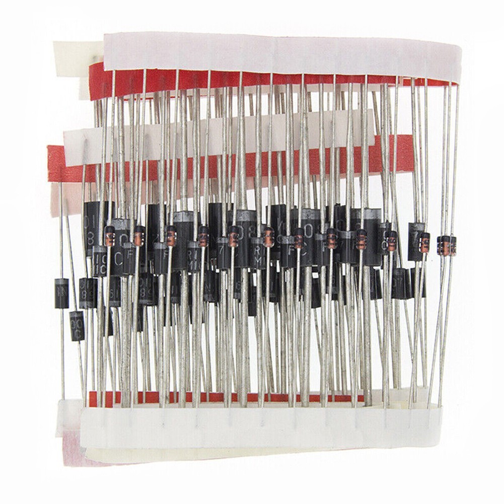 【POPM】 100Pcs Rectifier Diode Set 1N4148 1N4007 1N5819 1N5399 1N5408 ...