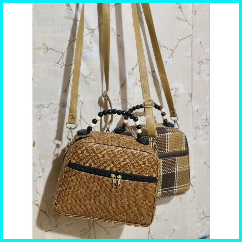 Office bag | Banig Sling Bag | Modern design native bag (H-19cm/L-23cm ...