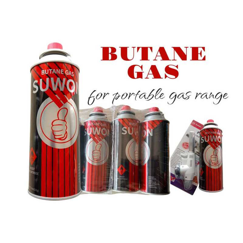 SUWON Butane For Portable Range 7.8 Oz 220G Safety Of Explosion - Proof ...