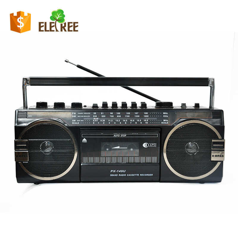 R LSMVK Classic Mp3 Player Cassette Recorders Stereo Tape Recorder ...