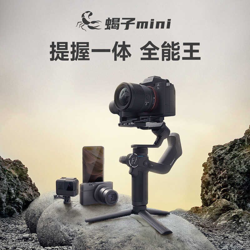 Feiyu Scorpion SCORP Mobile Micro Single Motion Camera Stabilizer Mini 2 Follow Shot | Shopee ...