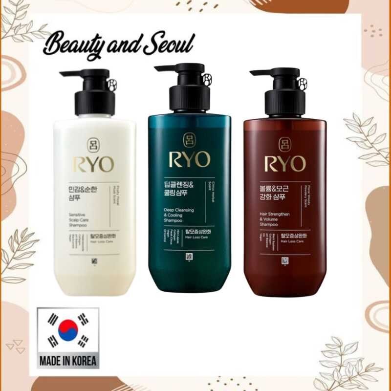 Ryo Damage Care & Nourishing, Hair Strength, Deep Cleaning Shampoo ...